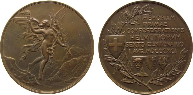 Medaillen der Schweiz, grosse Auswahl in Ladengeschäft – Sammlerladen